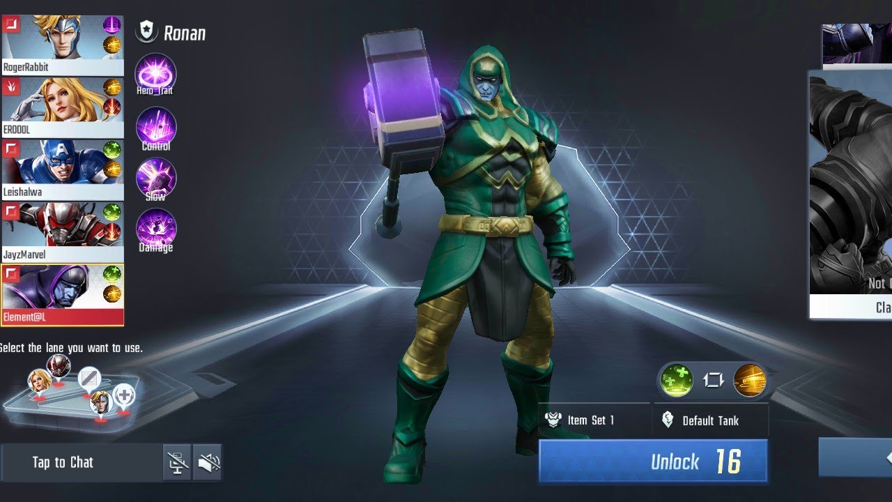 RONAN GAMEPLAY In MARVEL SUPER WAR I EPIC IMMORTAL GOLD RANK - YouTube