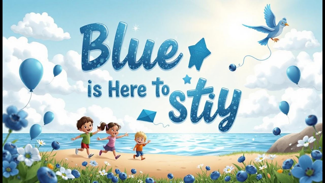 Blue Is Here to Stay💙: A Fun Kids' Song About the Color Blue🎶 - YouTube