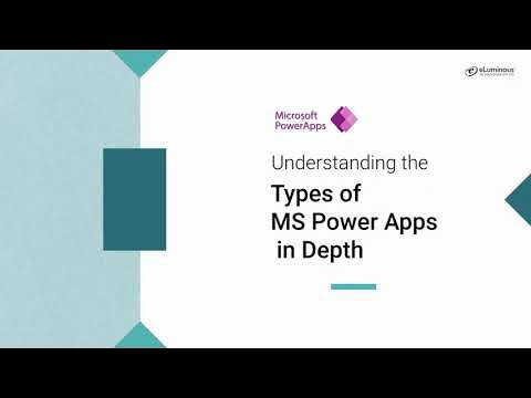 Understanding the Types of MS Power Apps in Depth - YouTube