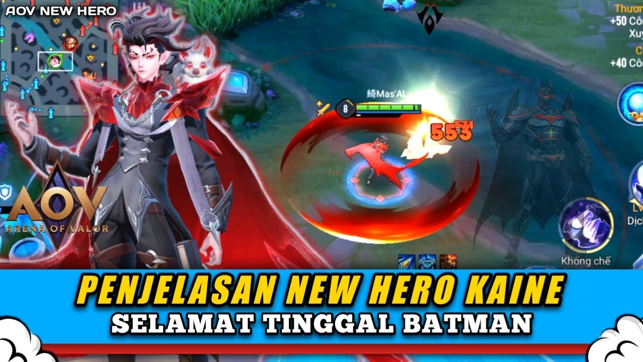 AOV New Hero Kaine - How to play Kaine aov - Arena of Valor • Liên Quân ...