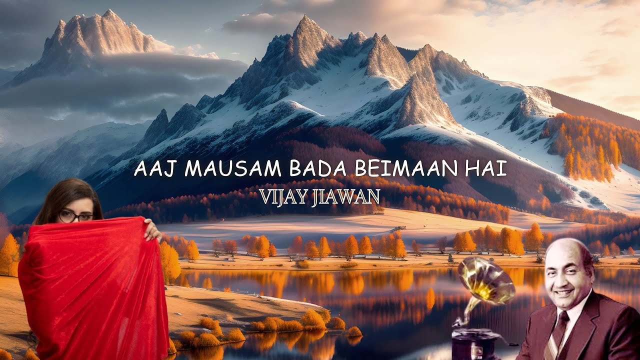Aaj Mausam Bada Beimaan Hai - Mohd Rafi I Cover by Vijay Jiawan - YouTube