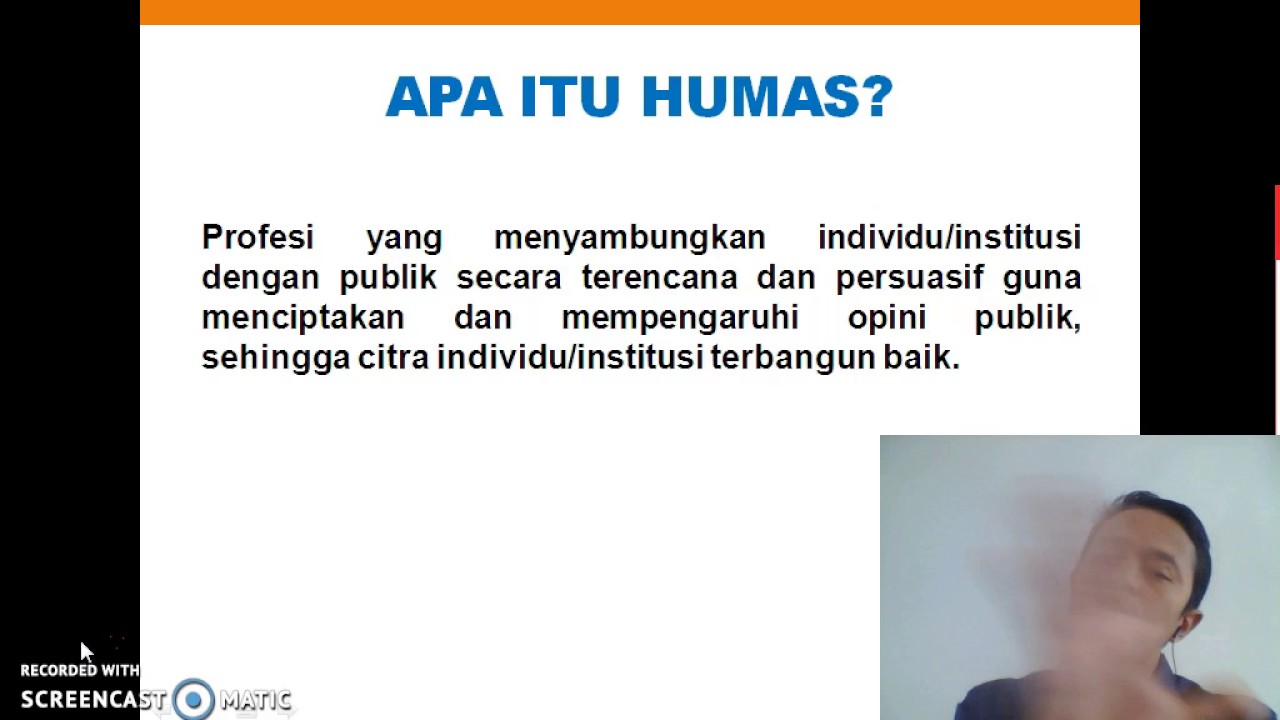 Video pembelajaran 1 Pengantar Humas Humas 1 - YouTube