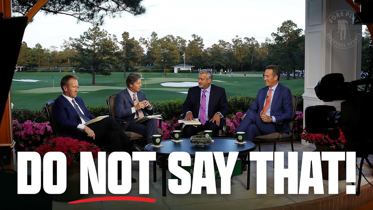 Brandel Chamblee Reveals The Words Masters Broadcasters CAN'T Say - YouTube
