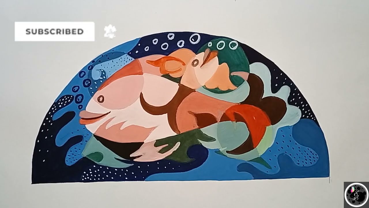 2D Design in Half circle | Elementary / Intermediate Grade Exam | MAH ...