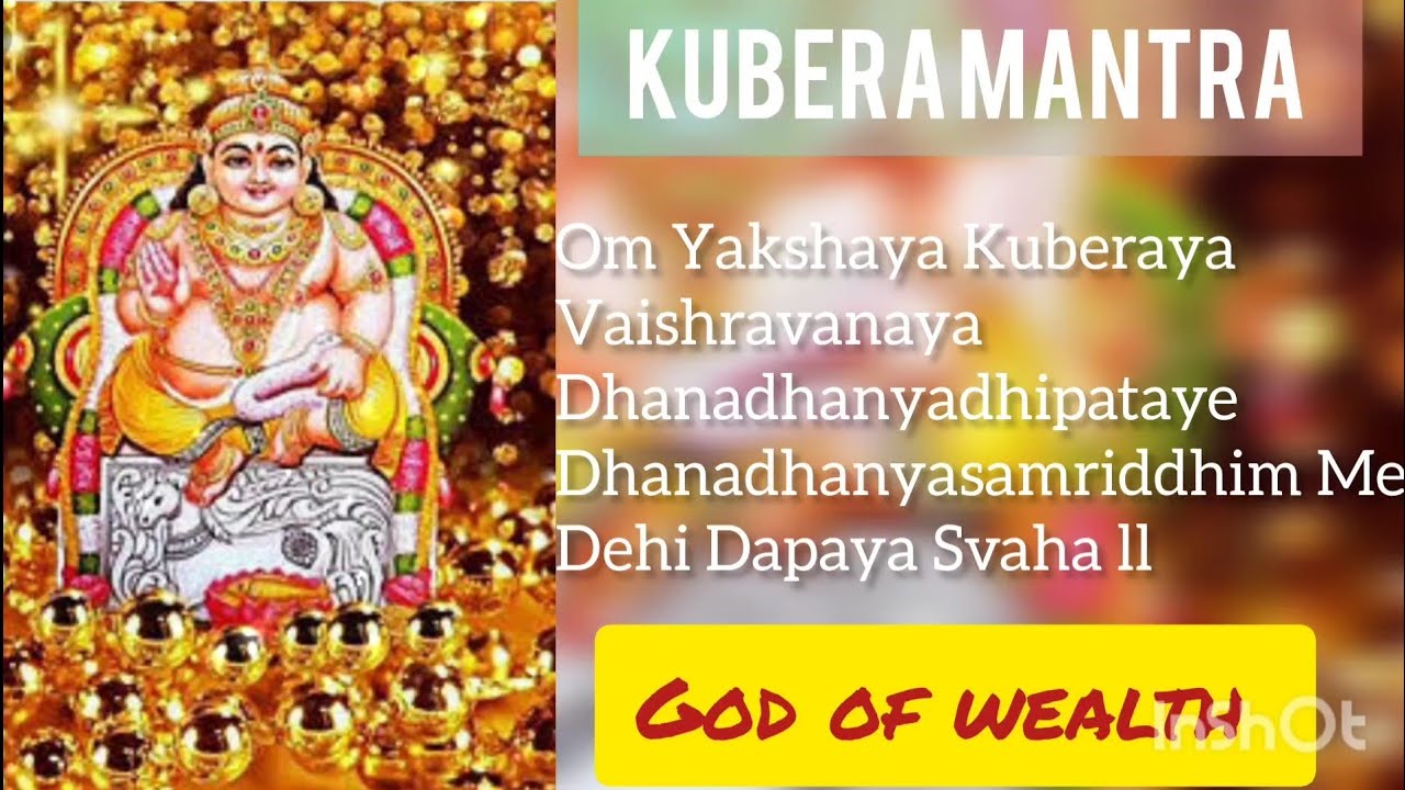 💸To Bring RICHES of Wealth into your home || KUBERA Mantra || Magical ...