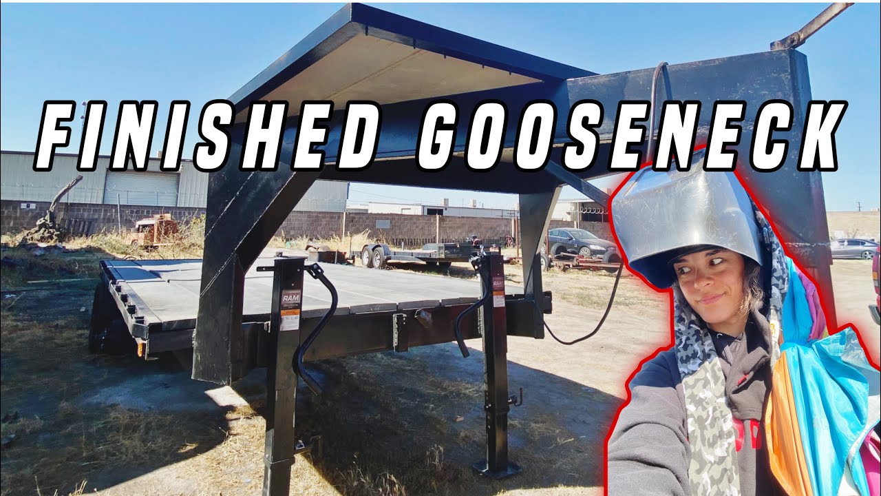Finished Gooseneck | Inner Shield Flux Welded Uphill - YouTube