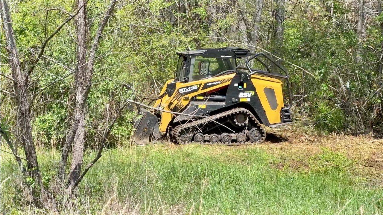 Clearing Our Land to Fence in Our Field - YouTube