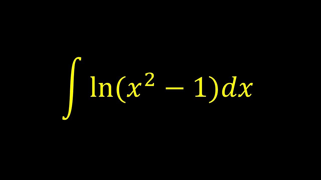 Integral Of Ln x 2 1 Integral Example YouTube