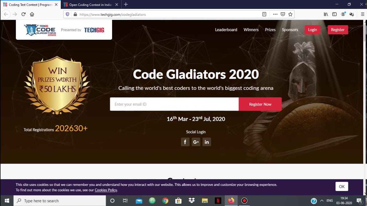 Code Gladiators 2020 Extended Register Now - YouTube