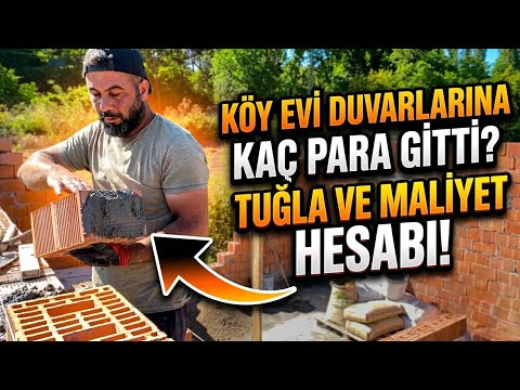 Köy Evi Duvarlarına Kaç Para Gitti - Maliyet Hesabı! 