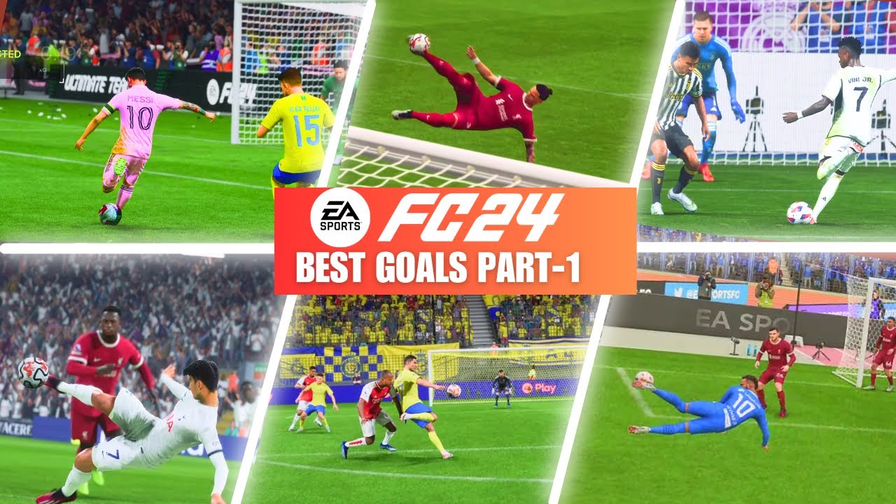 Amazing Goal's In EA FC 24 | PS5 Gameplay - YouTube