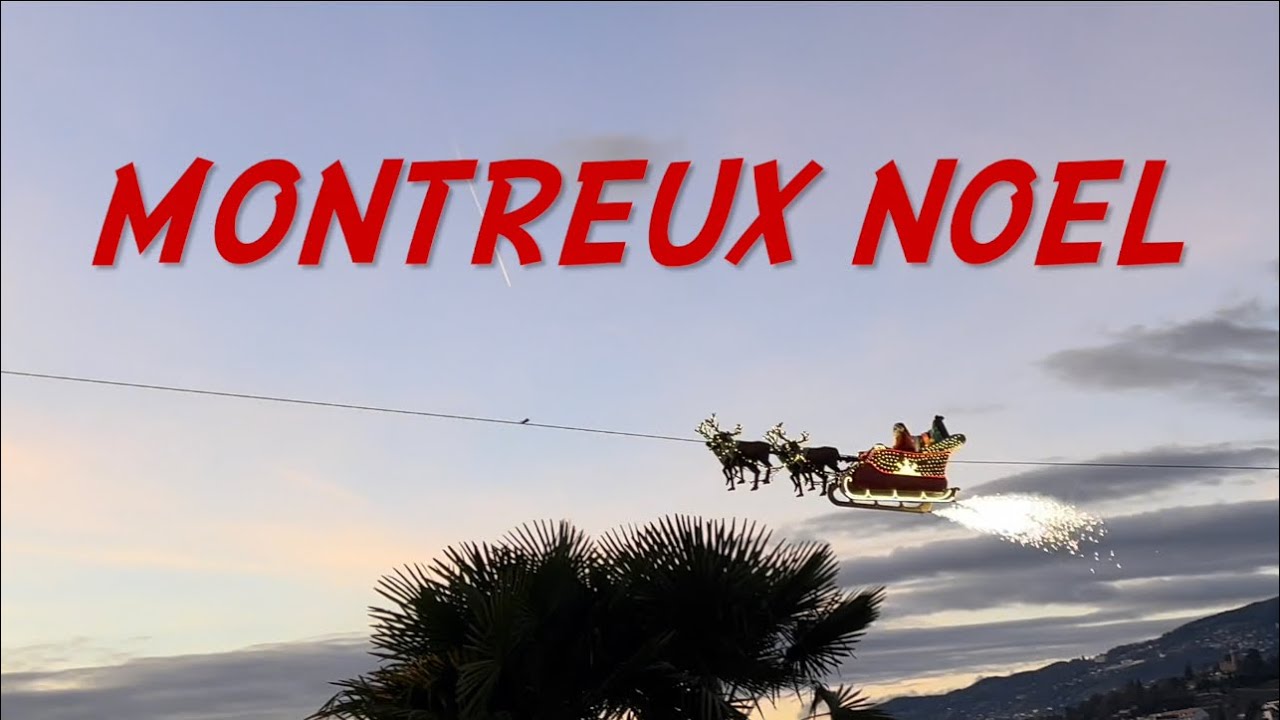 Father Christmas at Montreux Father Christmas Flying Santa with Sleigh ...