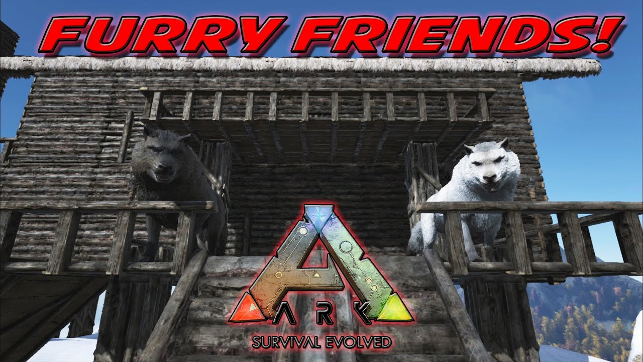 * WOLVES MY FURRY FRIENDS * - Ark Survival Evolved [12] - YouTube