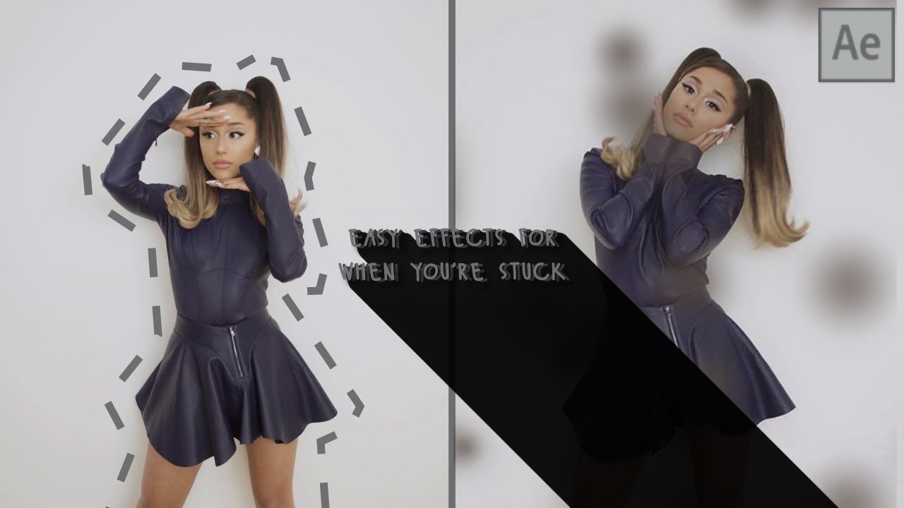 easy effects for when youre stuck | after effects - YouTube