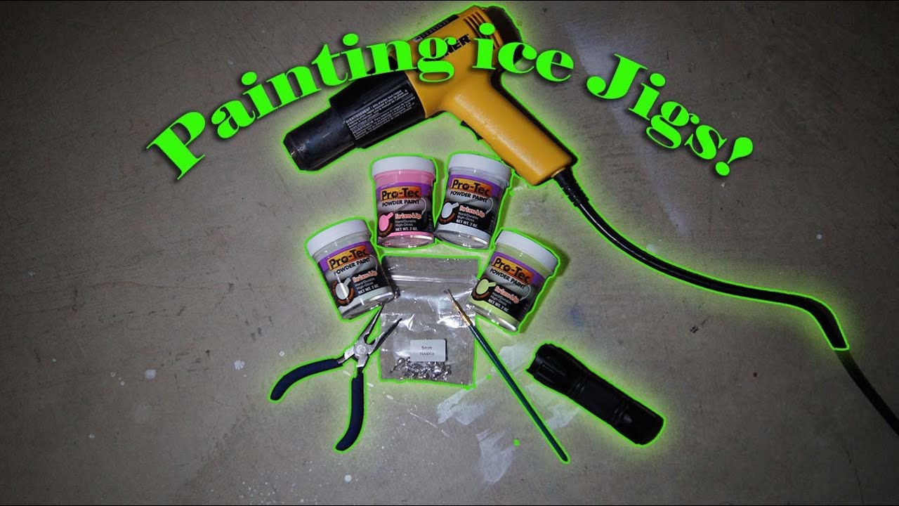 How to Paint Your Own ICE JIGS! - YouTube