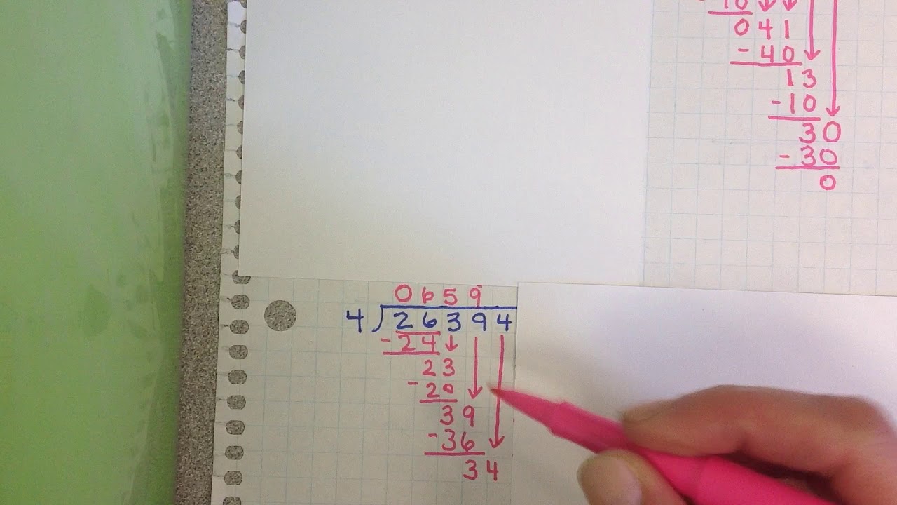 Long Division- Part 2 - YouTube