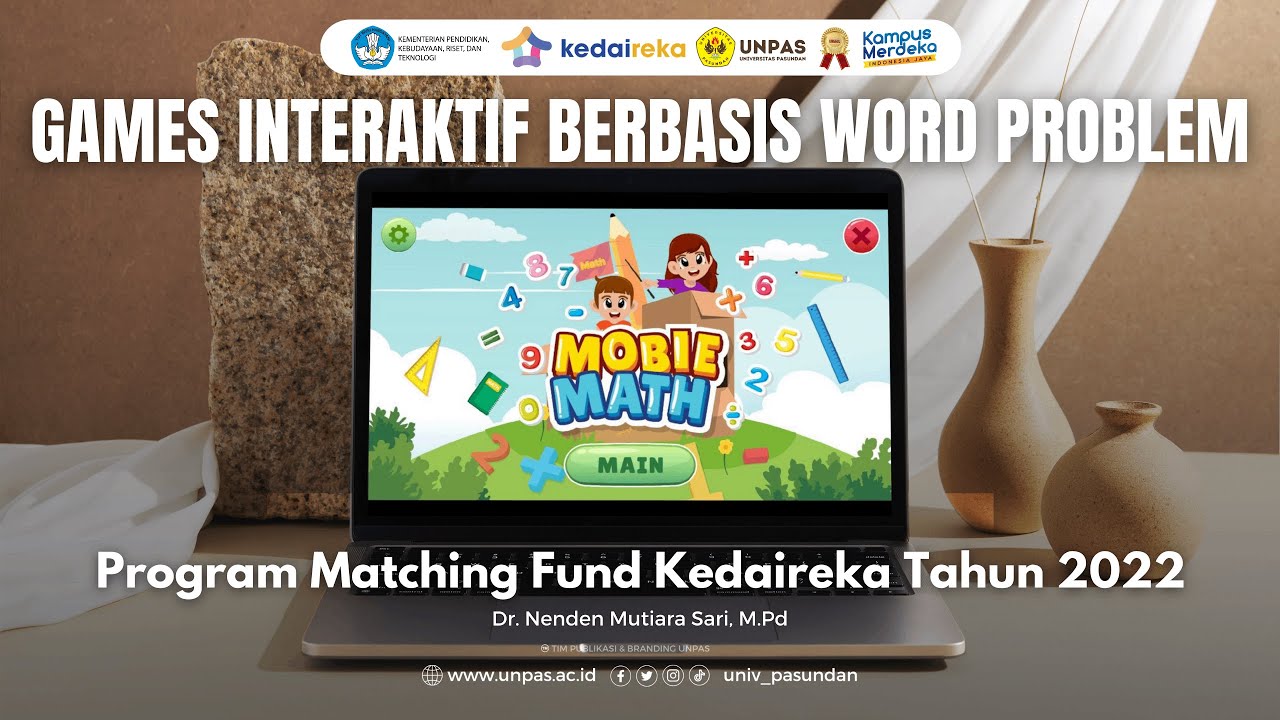 Games Interaktif Berbasis Word Problem | Program Matching Fund Kedaireka Tahun 2022 - YouTube