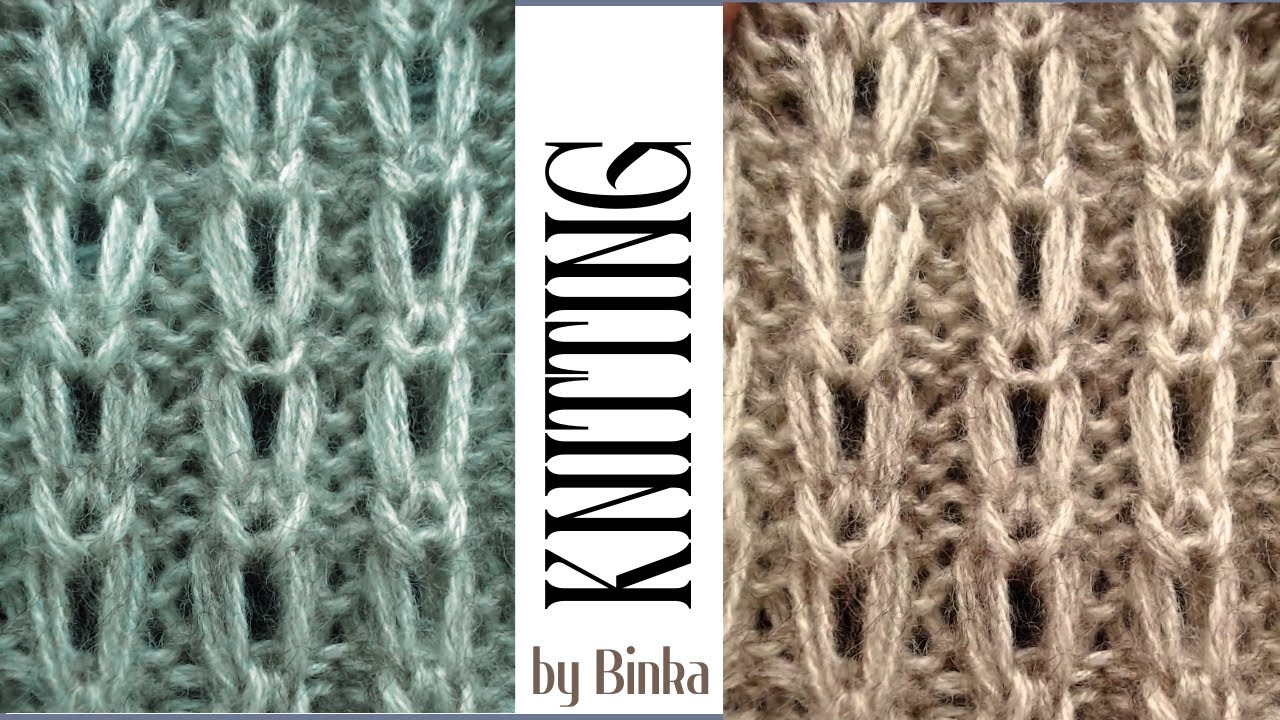 [Bulgarian] How to knit. An original knitting pattern. - YouTube