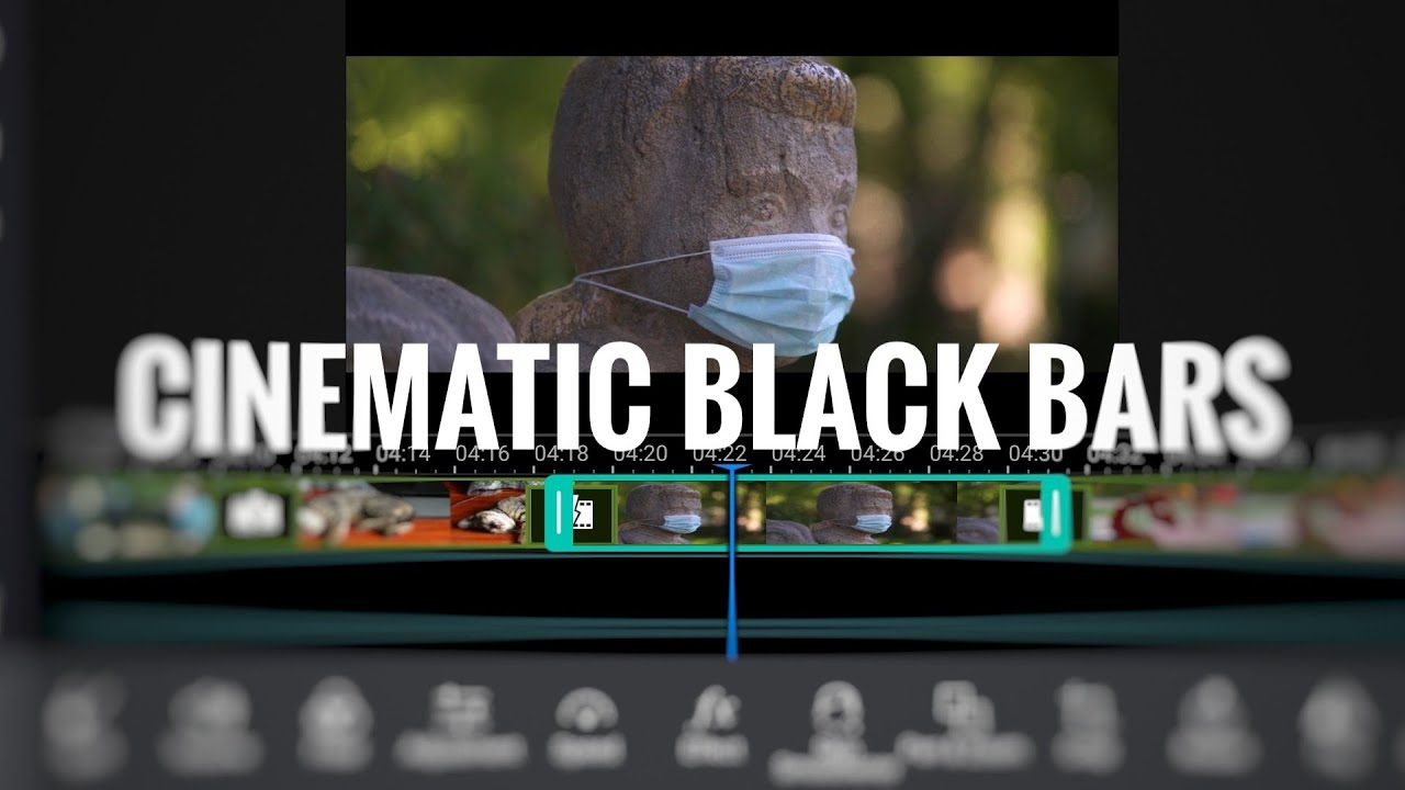 How to add Cinematic Black Bars using mobile app - YouTube