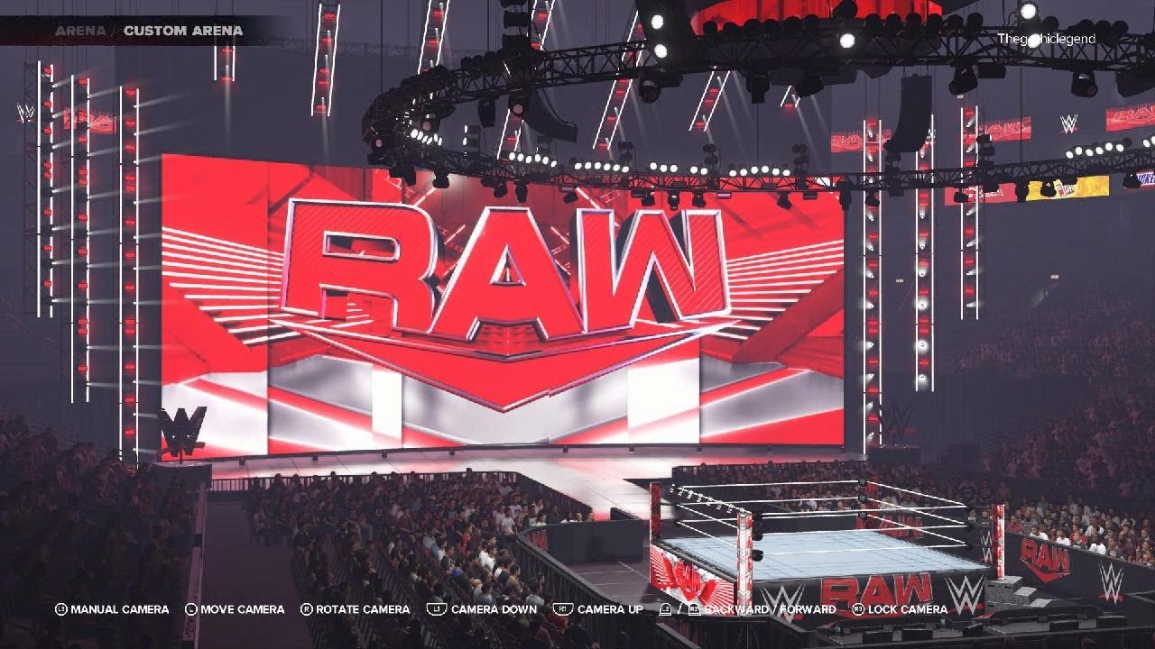 WWE 2K24: Custom Arena - Raw Arena '24 - YouTube