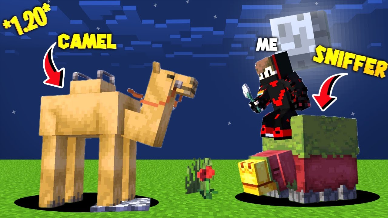 I Catch Mysterious Mobs SNIFFER and CAMEL in Minecraft Survival (Hindi ...