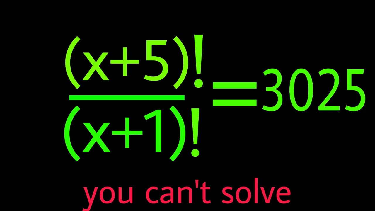 Math Olympiad | How to solve for x in this math problem - YouTube