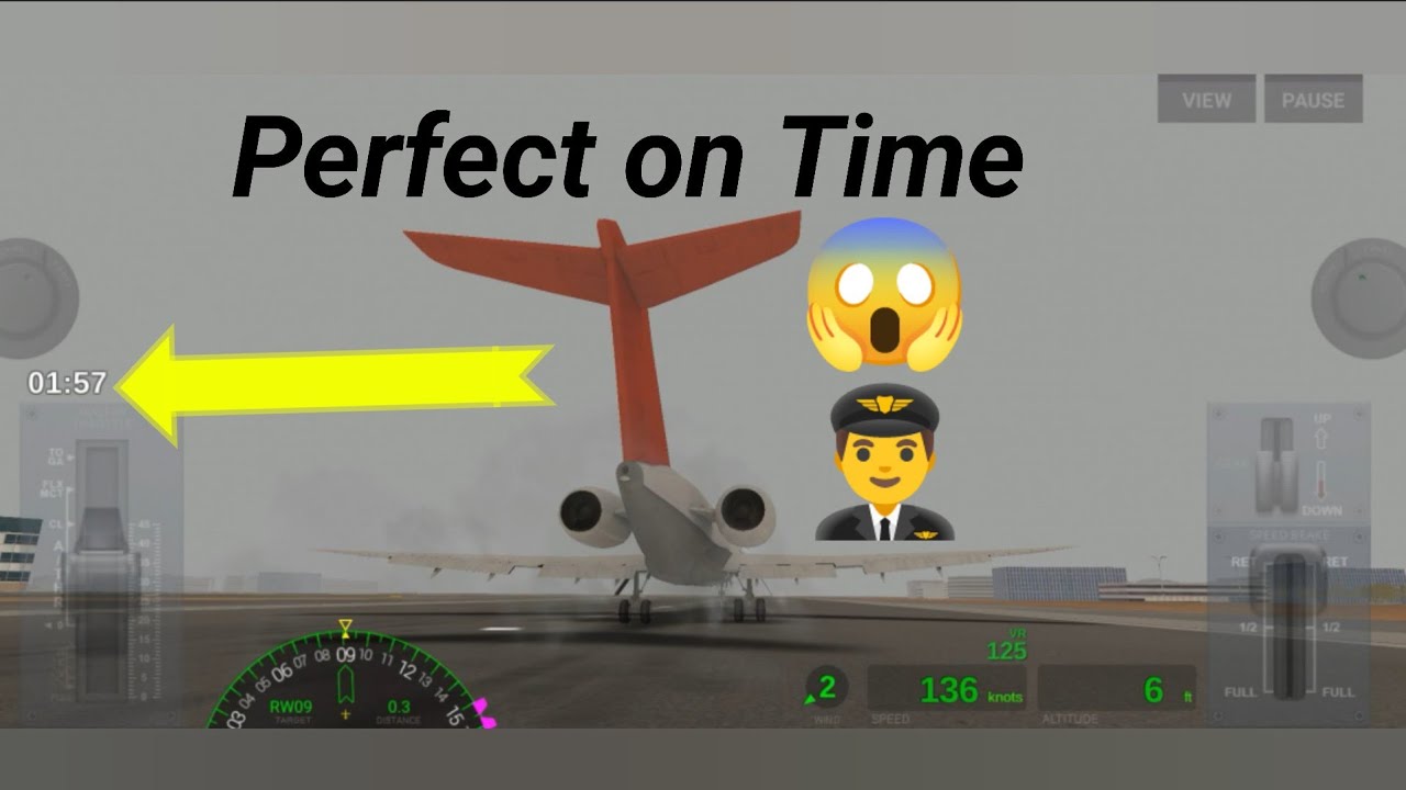 Perfect on Time! Return Emediataialy Airline Commander Gameplay - YouTube