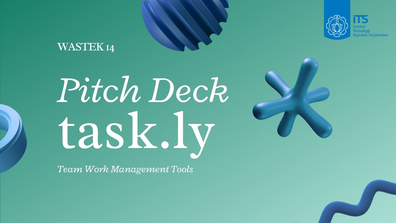 [PITCH DECK - WASTEK 14] task.ly: Your Team Work Management Tools - YouTube