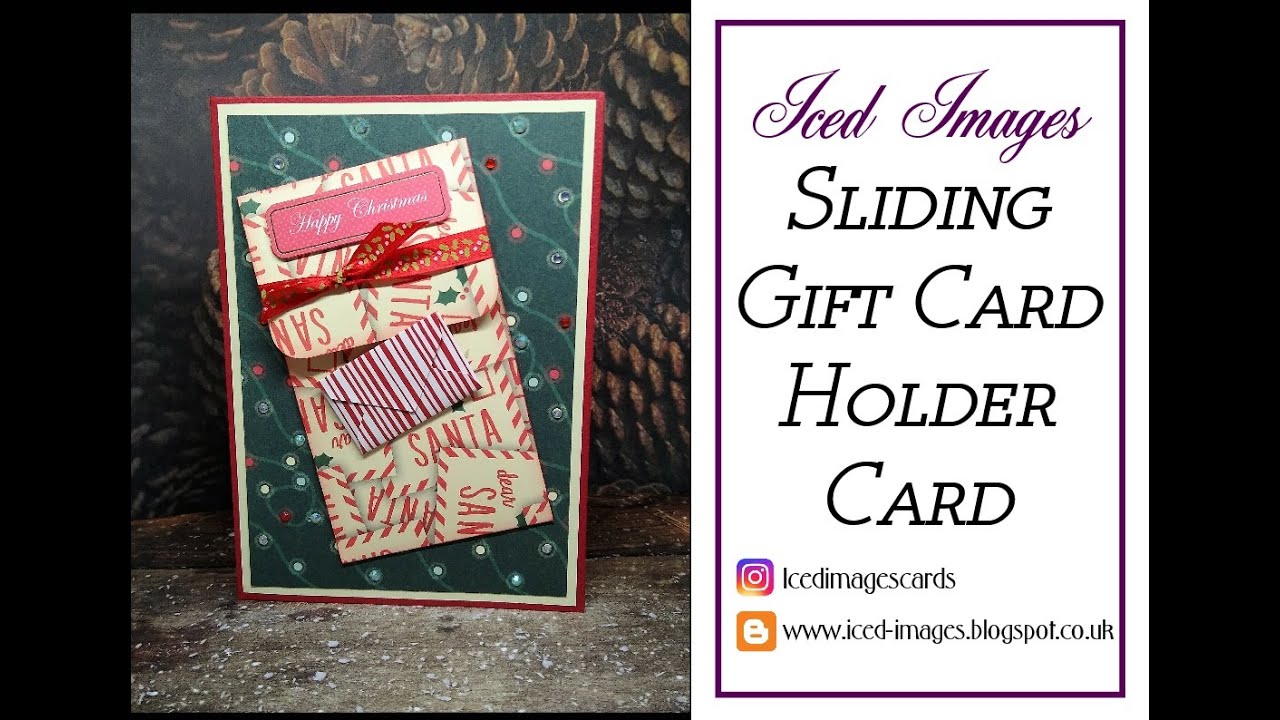 Sliding Gift Card Holder Card Tutorial - YouTube