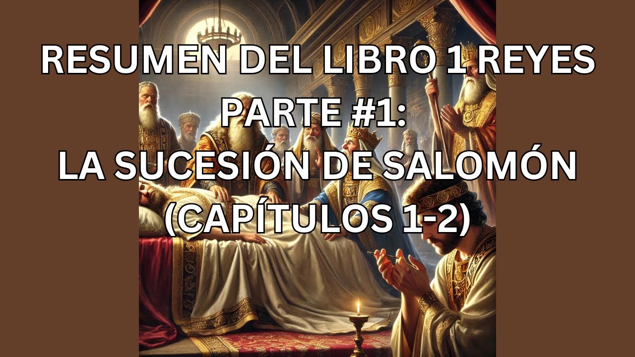 Resumen del libro 1 Reyes parte #1: La Sucesión de Salomón (Capítulos 1 ...