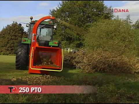 TP 250 PTO - Wood Chipper from Linddana - YouTube