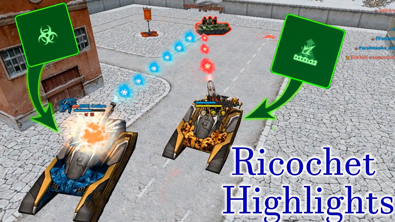 Tanki Online Ricochet Alterations Pulsar and Adrenaline | Right ft ...