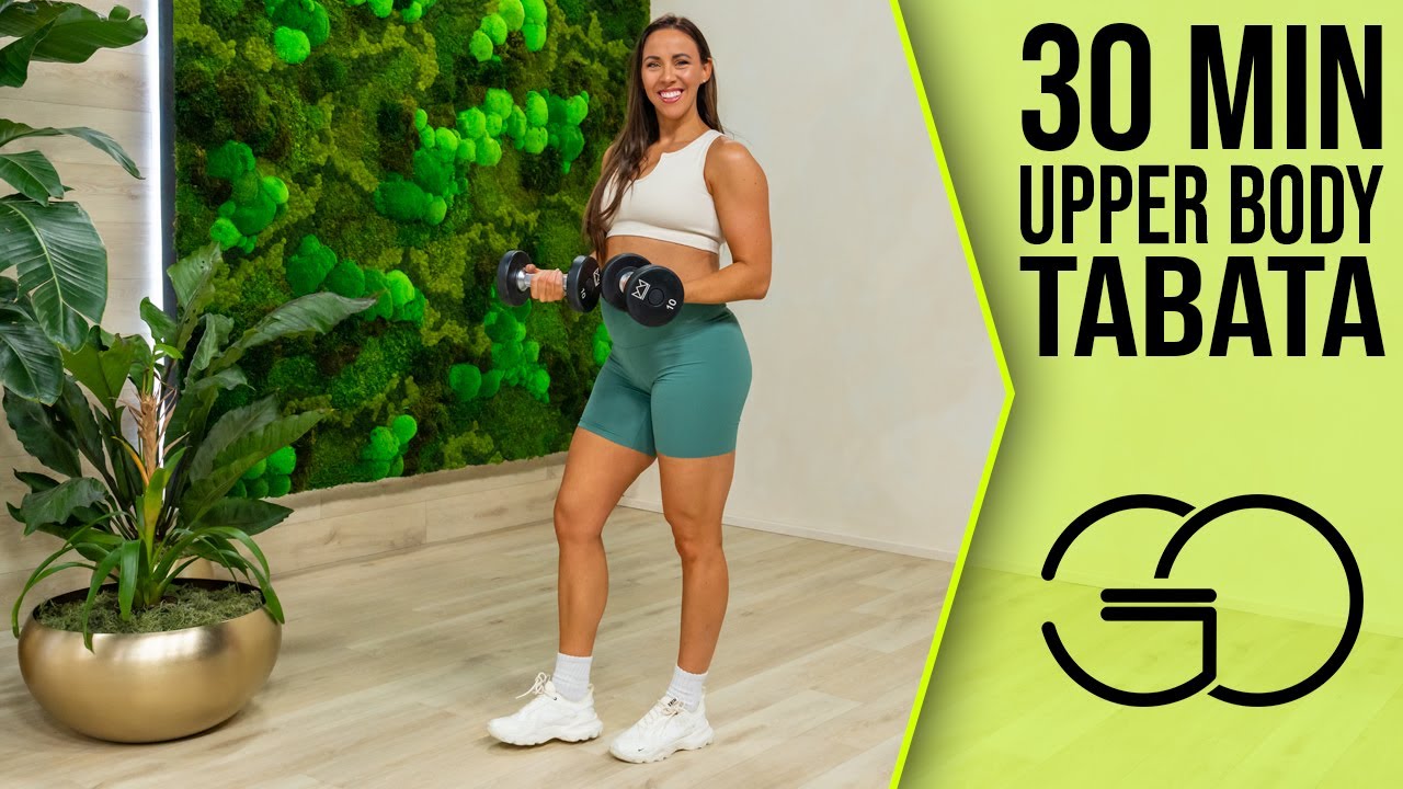 30 Minute Upper Body Tabata Workout | GO - Day 12 - YouTube