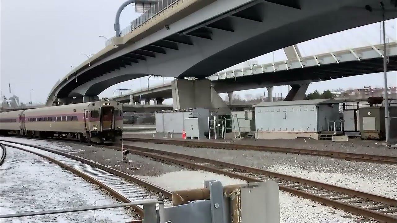 MBTA CTC-1B 1628 and F40PH-2C 1072 at North Station - YouTube