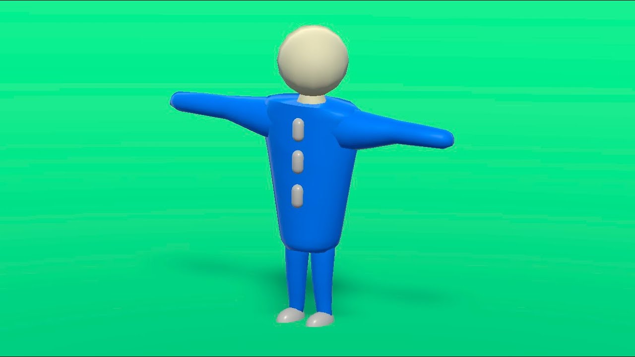 Creating 3D Models with the FastMesh Asset: experimental stickman - YouTube