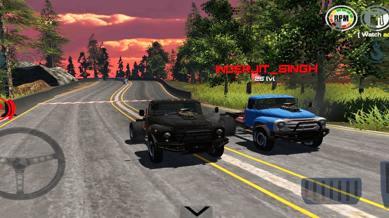 zil 130 turbo racing gameplay | rthd gameplay | multiplayer racing ...