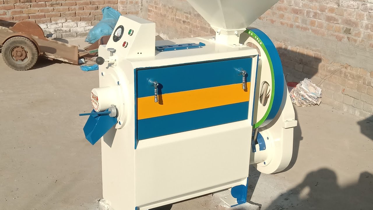 sm 2000 rice polisher new model @raviengineeringworksokara - YouTube