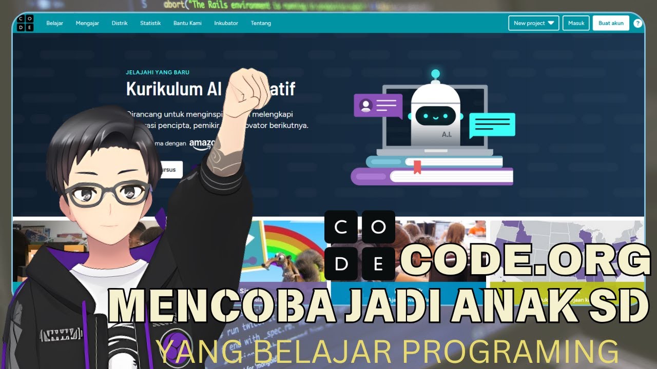 COSPLAY JADI ANAK SD YANG CITA-CITANY MENJADI PROGRAMER - YouTube