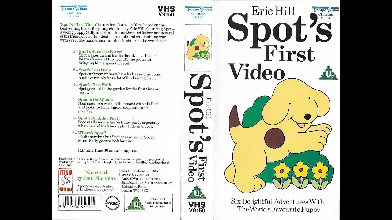 Spot's First Video (1988) - YouTube