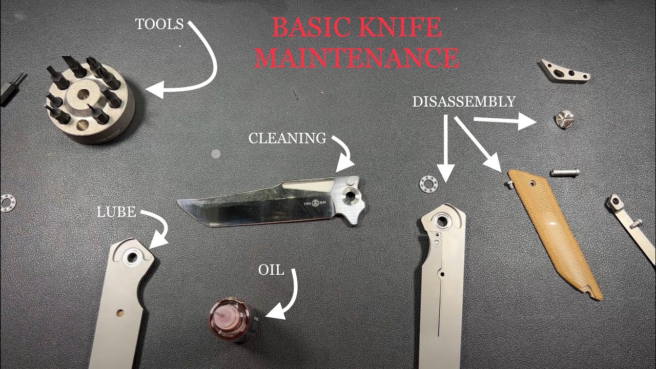 Basic Routine Knife Maintenance. - YouTube