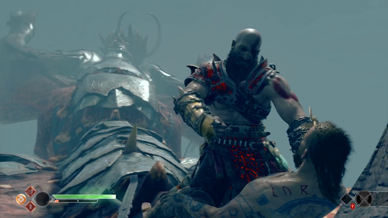 God of War Baldur Second Fight - YouTube