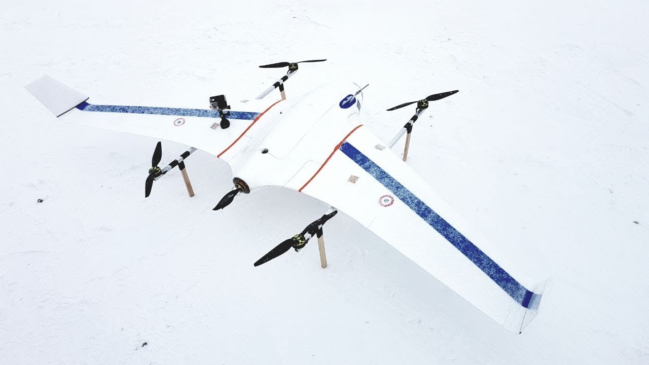 Snow X8 VTOL flight test - YouTube