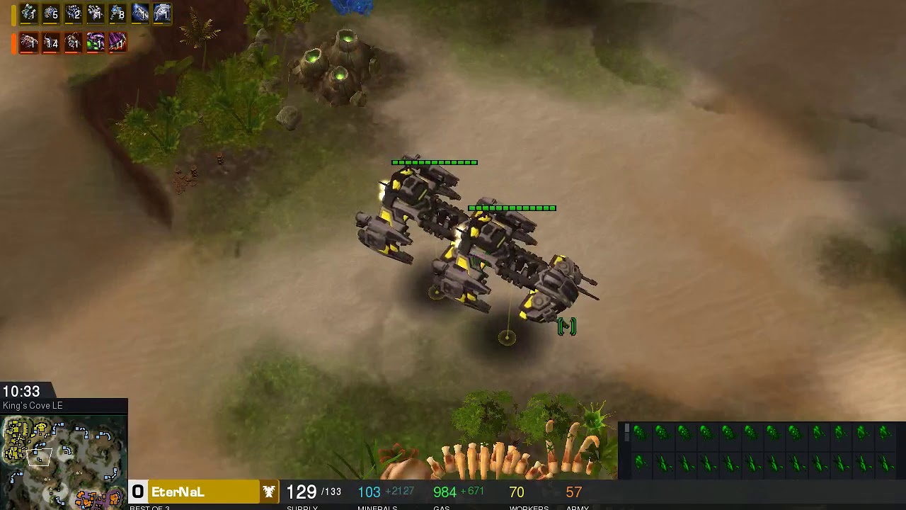 RSL Season 2 ro16 Group B Winner's Match Stalixx vs EterNal Game 1 ...