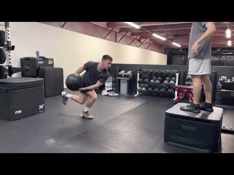 MB SL Drop Squat Toss - YouTube