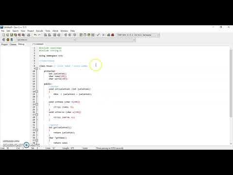 Contoh Program C++ untuk Inherintace dalam OOP C++ - YouTube
