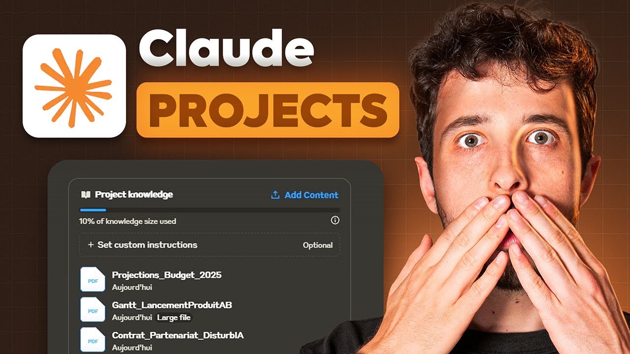 Cette NOUVELLE fonctionnalité de Claude change TOUT ! (Projects | Guide ...