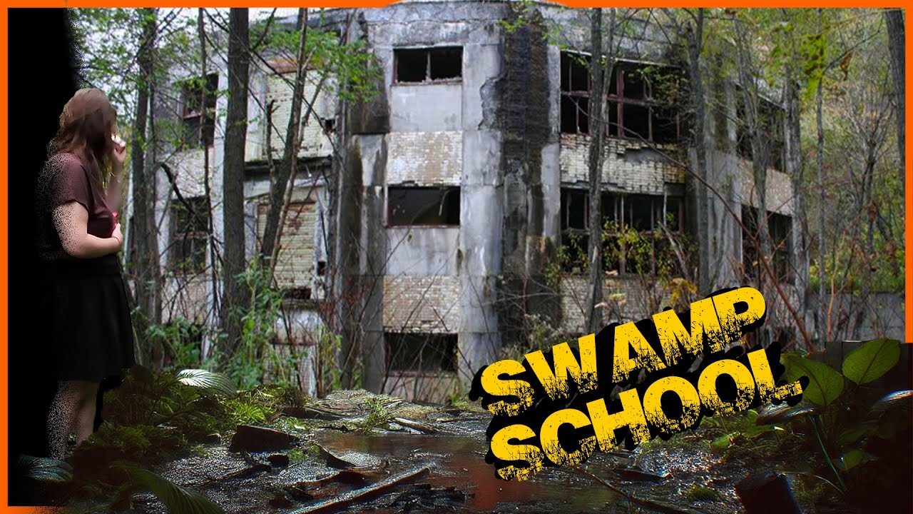 Exploring an Abandoned Japanese School Sinking in a Swamp - YouTube
