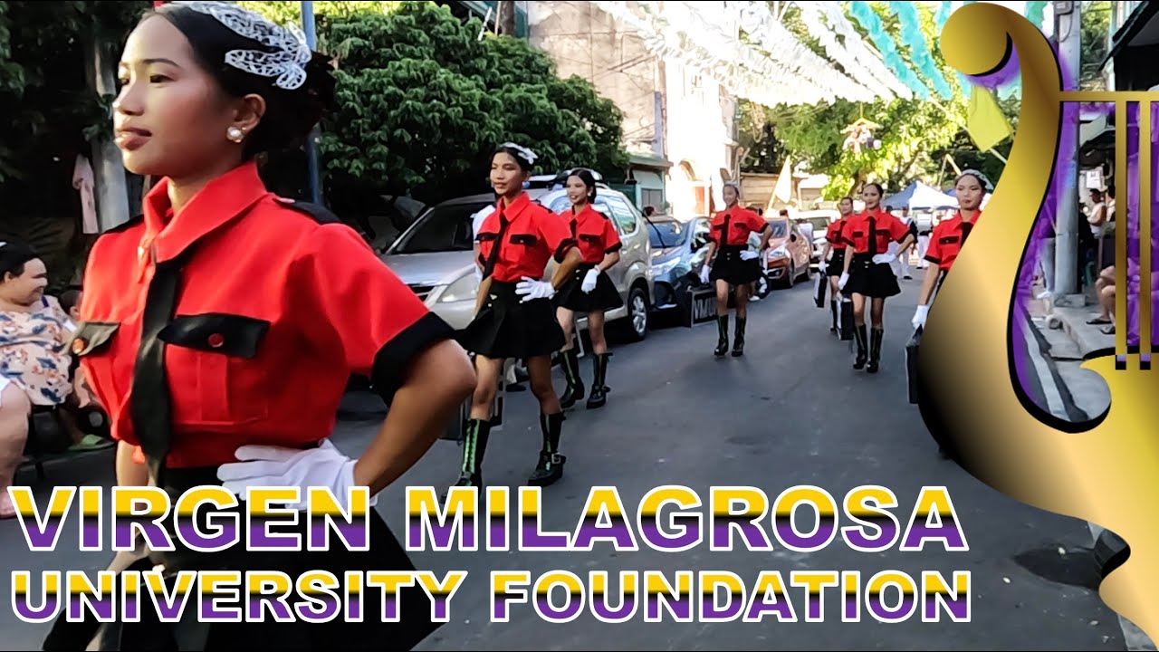 Virgen Milagrosa University Foundation (VMUF) Drum & Bugle Corps Parade ...