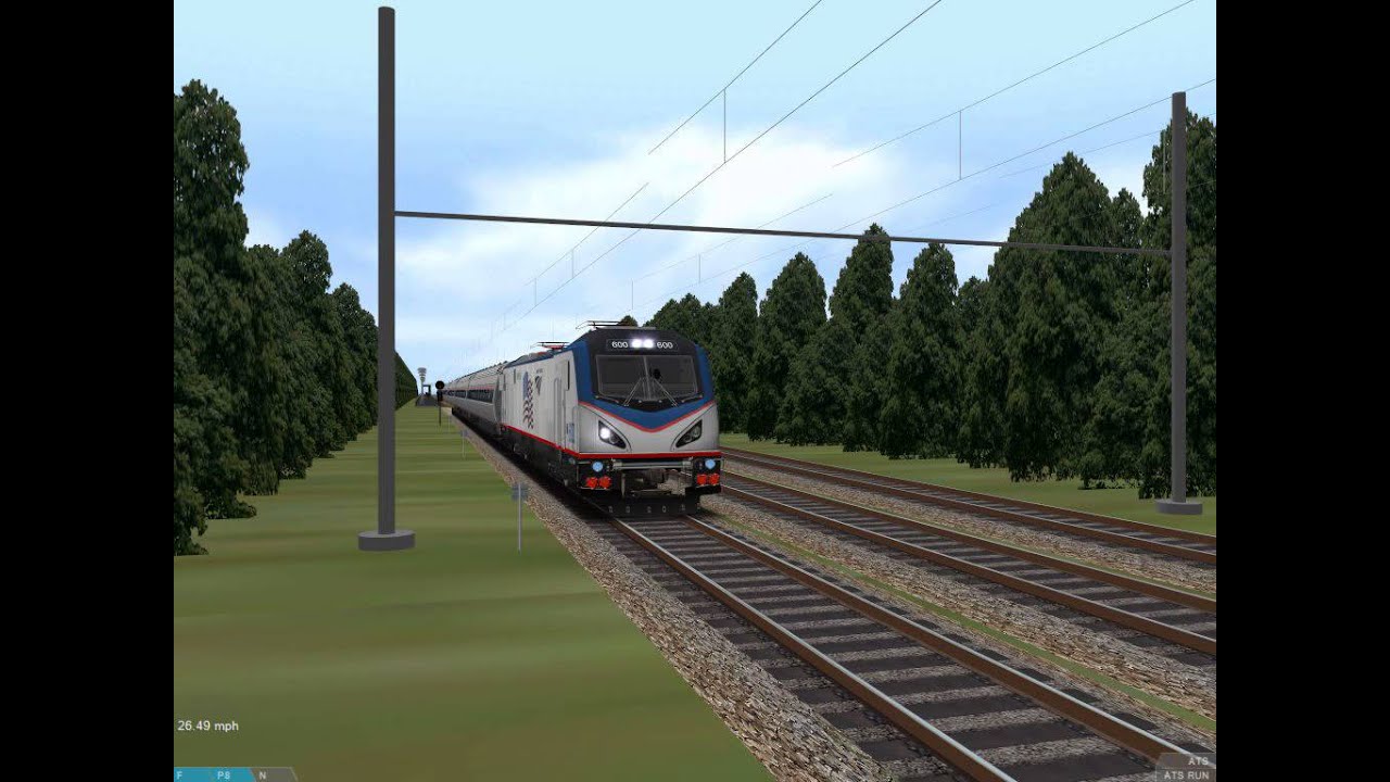 [OpenBVE HD] ACS-64 Update: Animated Ditch Light Demonstation - YouTube