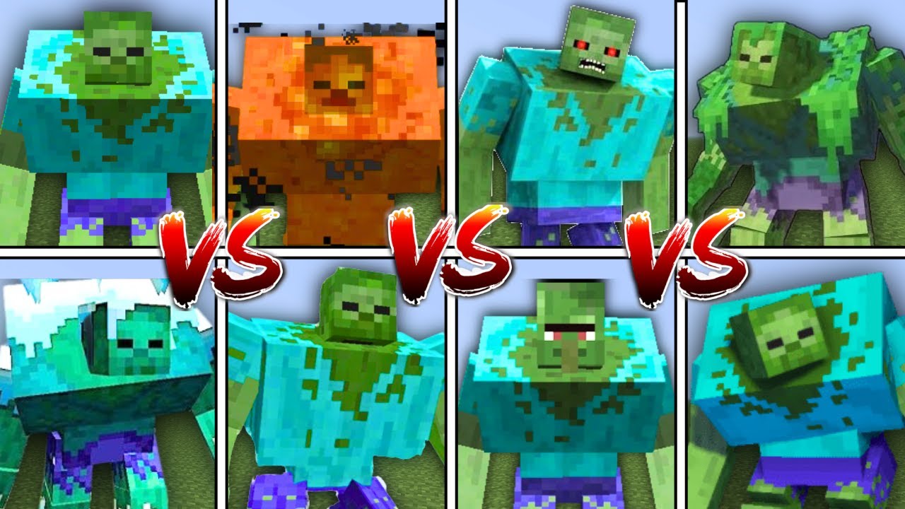 WHICH MUTANT ZOMBIE IS THE STRONGEST in MINECRAFT - YouTube
